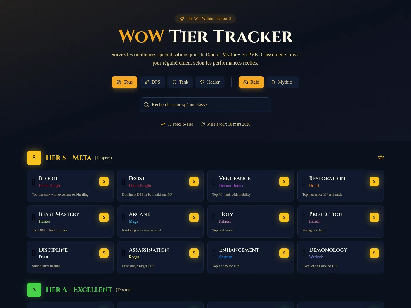 WoW Tier Tracker