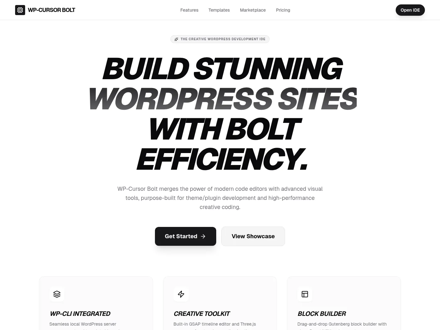 WP Cursor Bolt IDE