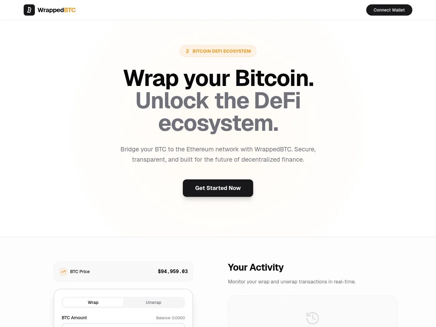 Wrapped Bitcoin Portal