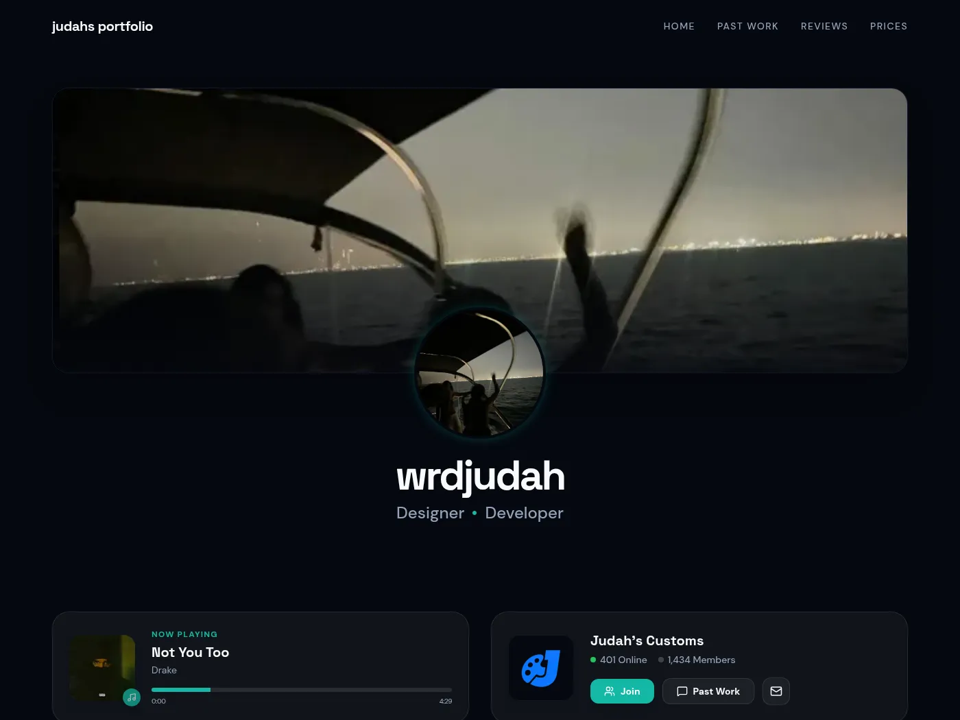 WrdJudah Web Clone
