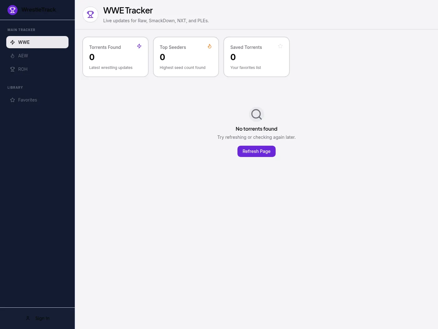 Wrestling Torrent Tracker