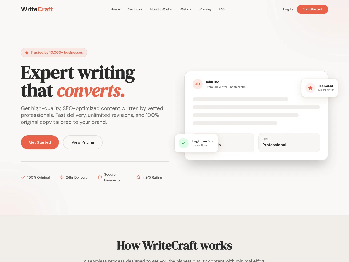 WriteCraft Website