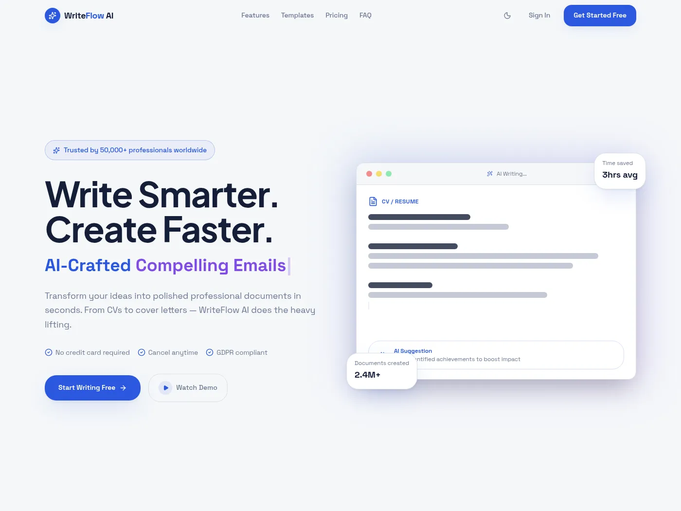 WriteFlow AI