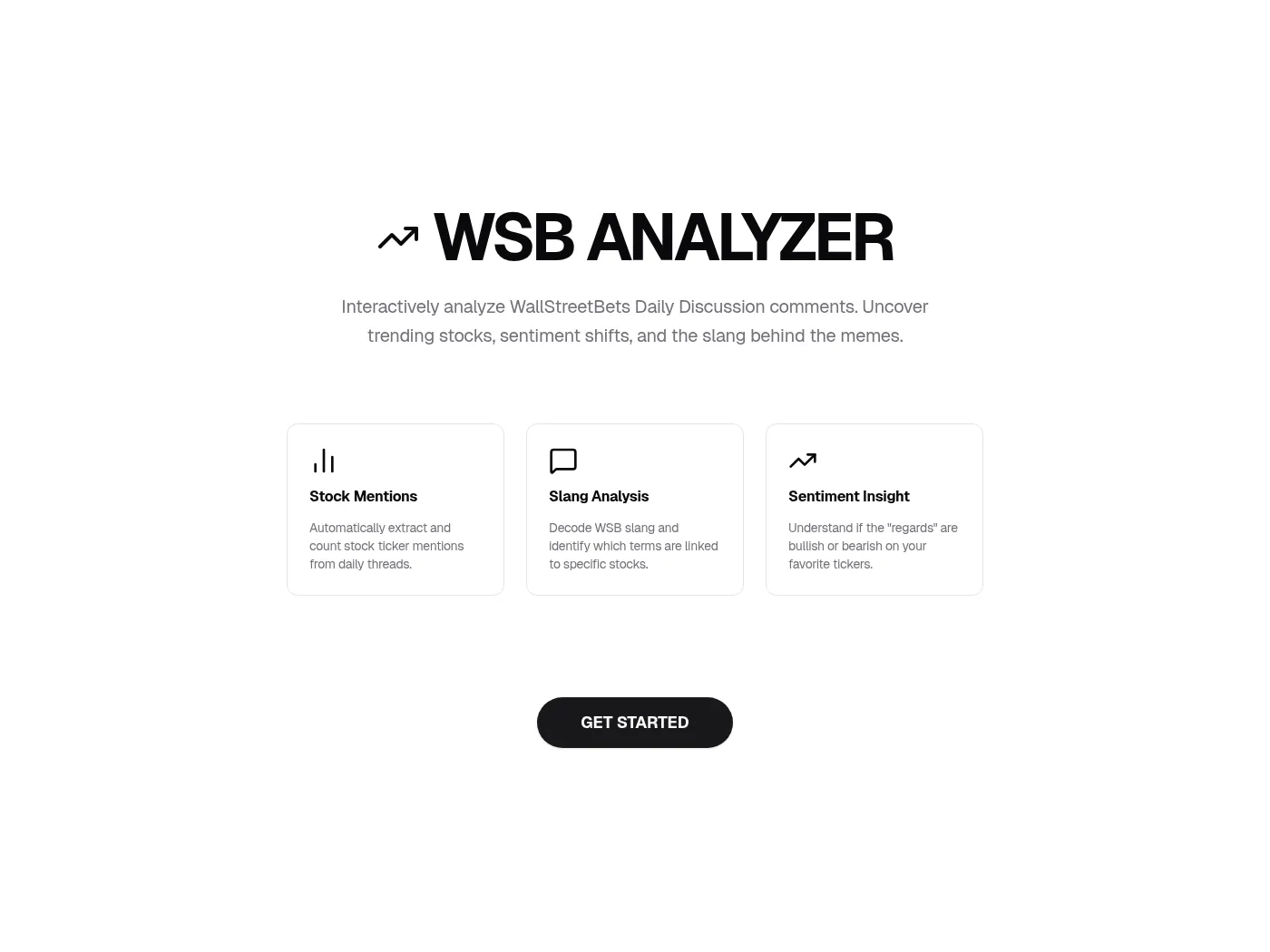 WSB Comment Analyzer