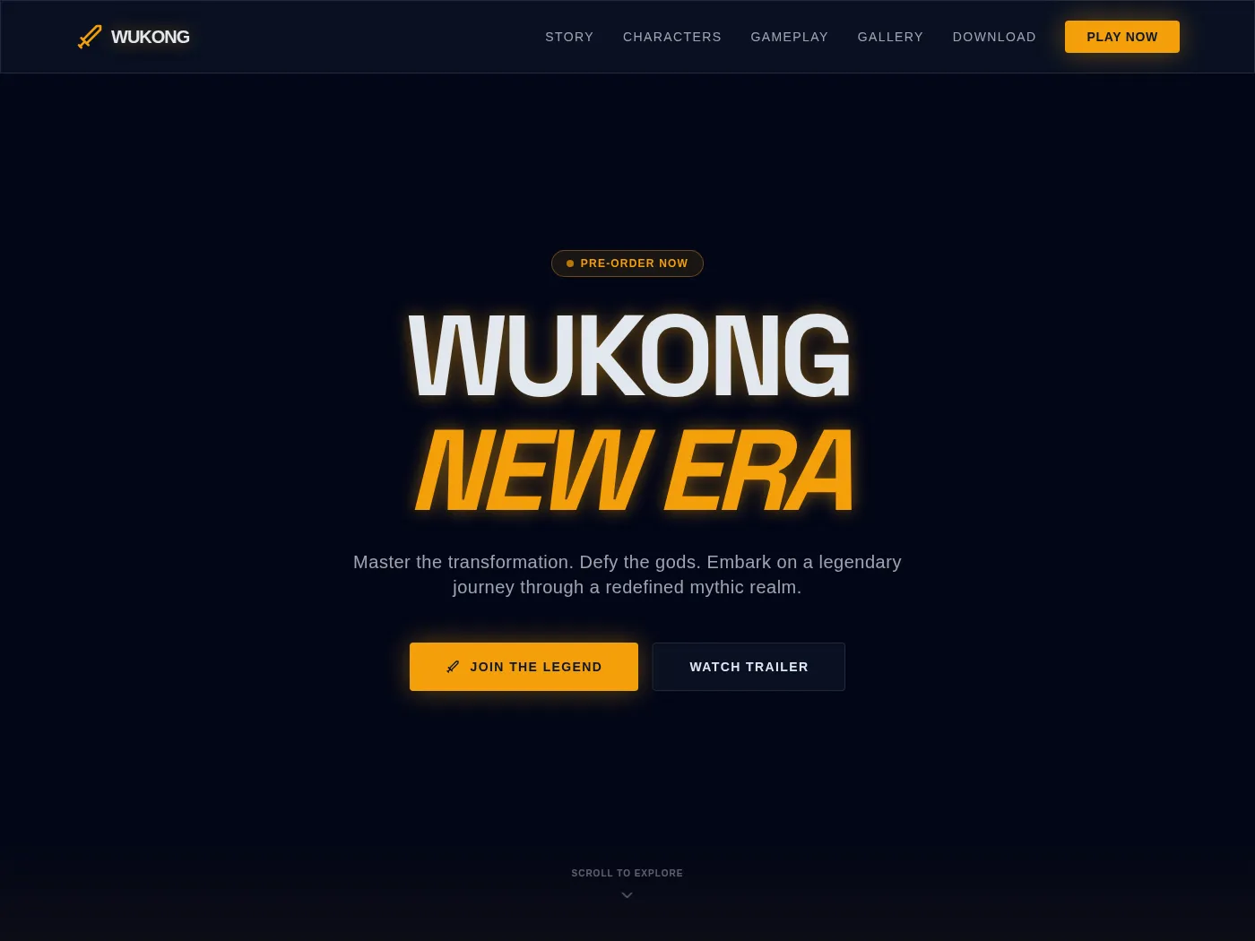 Wukong 3D Game Site