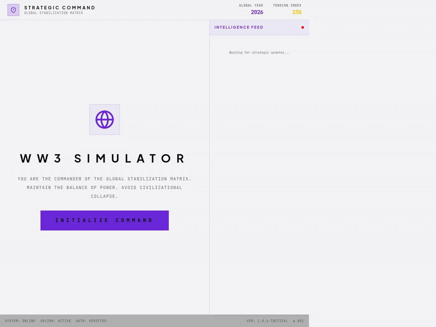 WW3 Simulator