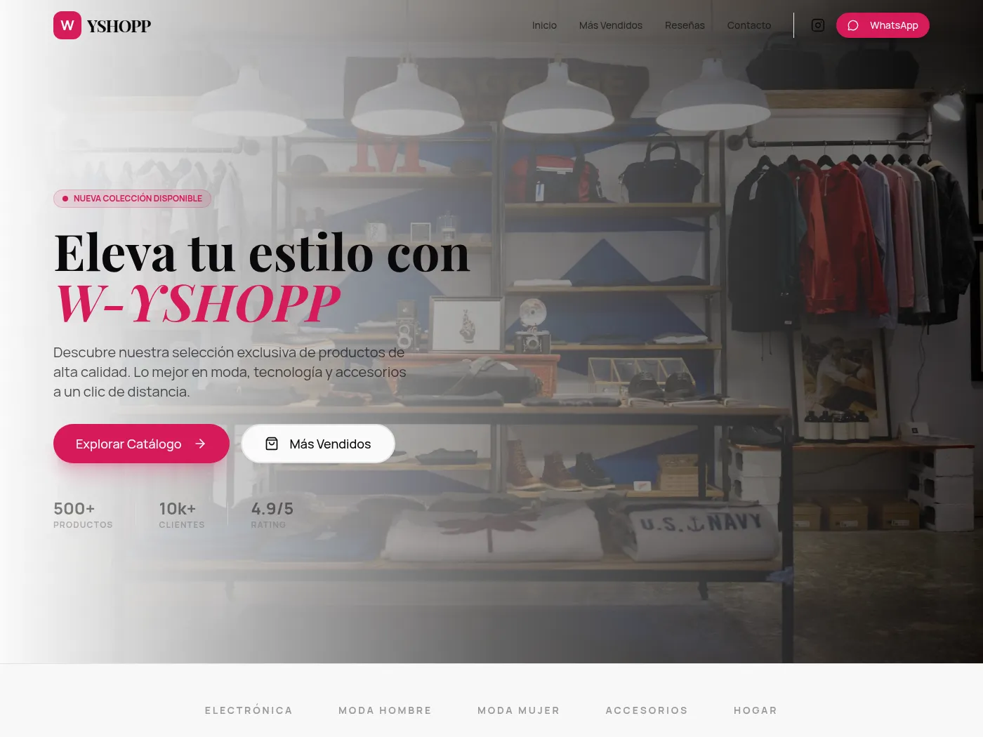 WYShopp Web Store