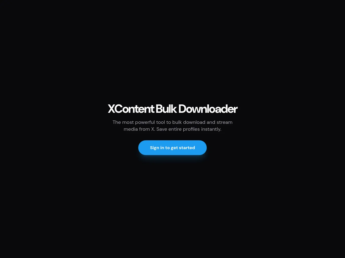 XContent Bulk Downloader