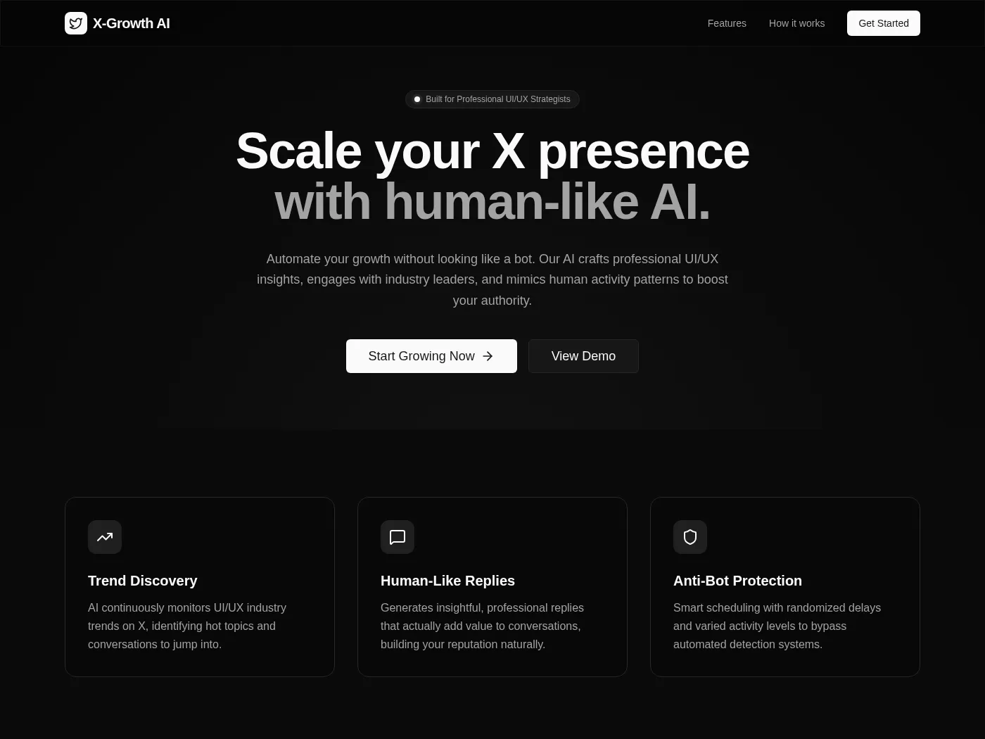 X Social Growth AI