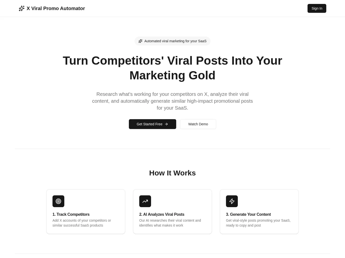 X Viral Promo Automator