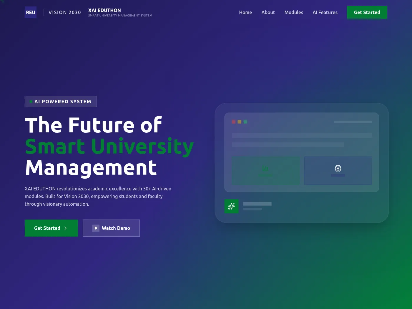 XAI EDUTHON Portal