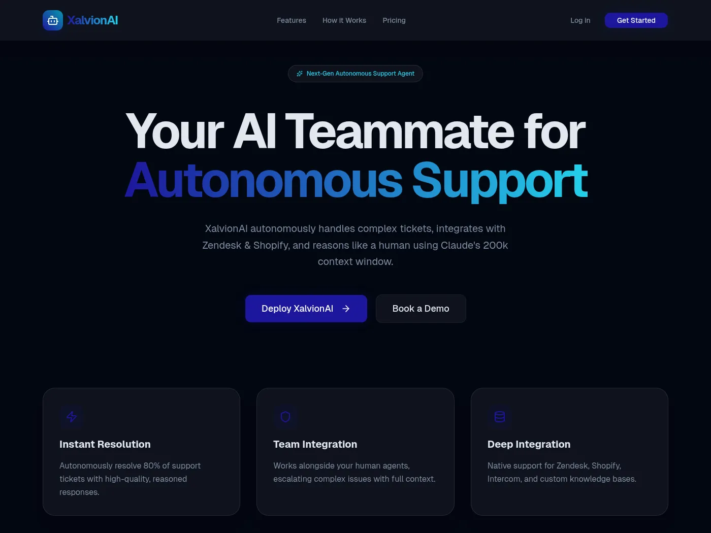 XalvionAI Support Agent