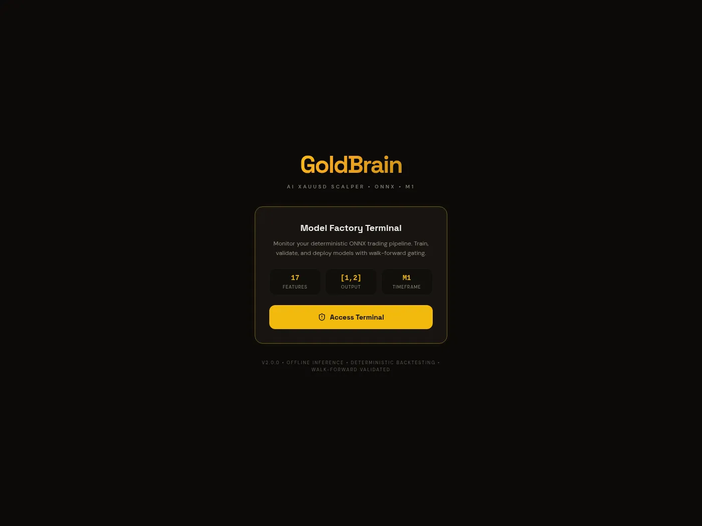GoldBrain AI Scalper