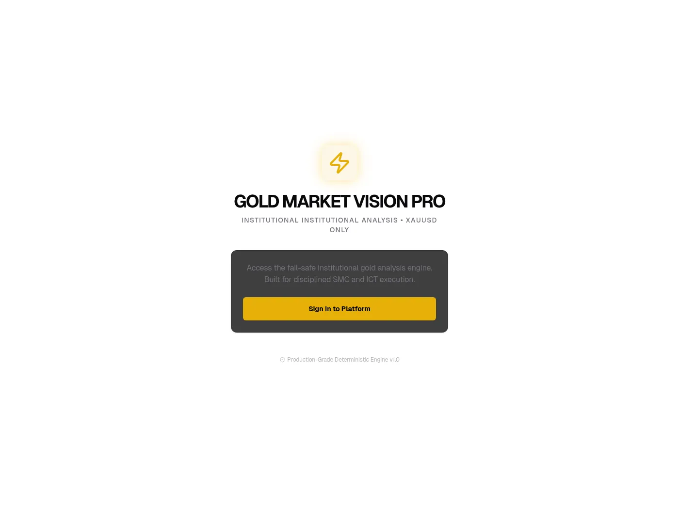 Gold Market Vision Pro