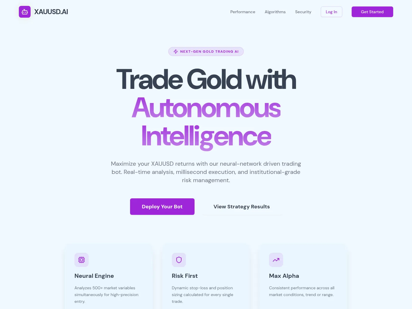 XAUUSD Trading AI Bot