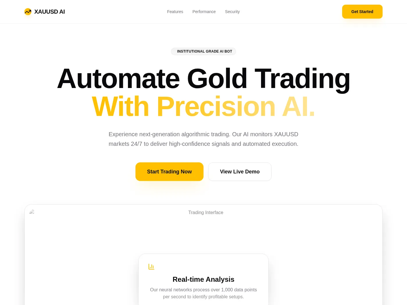 XAUUSD Trading AI Bot