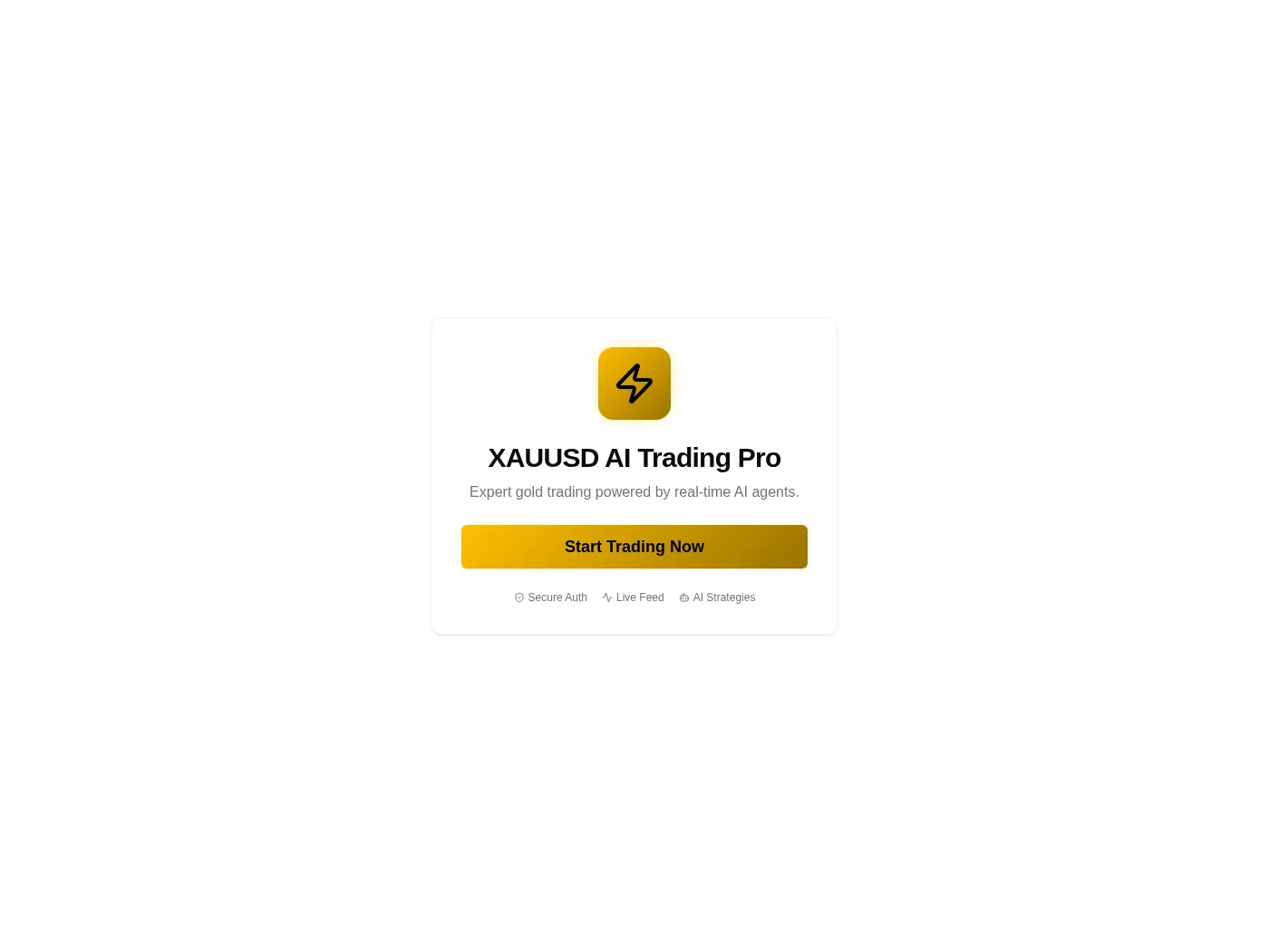 XAUUSD AI Trading Pro