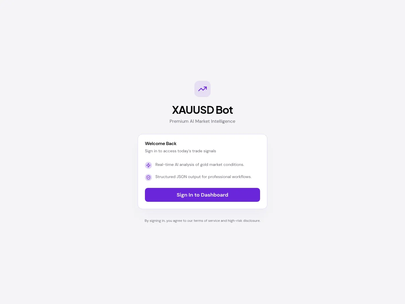 XAUUSD Trade Bot