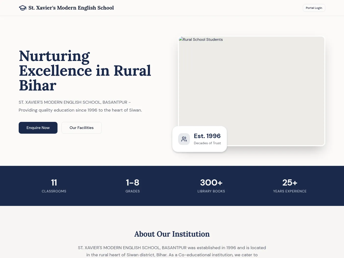 Xavier's School Portal
