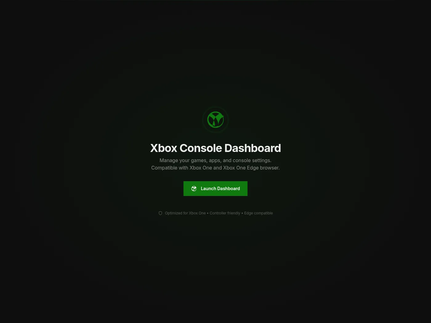 Xbox Console Dashboard Fix