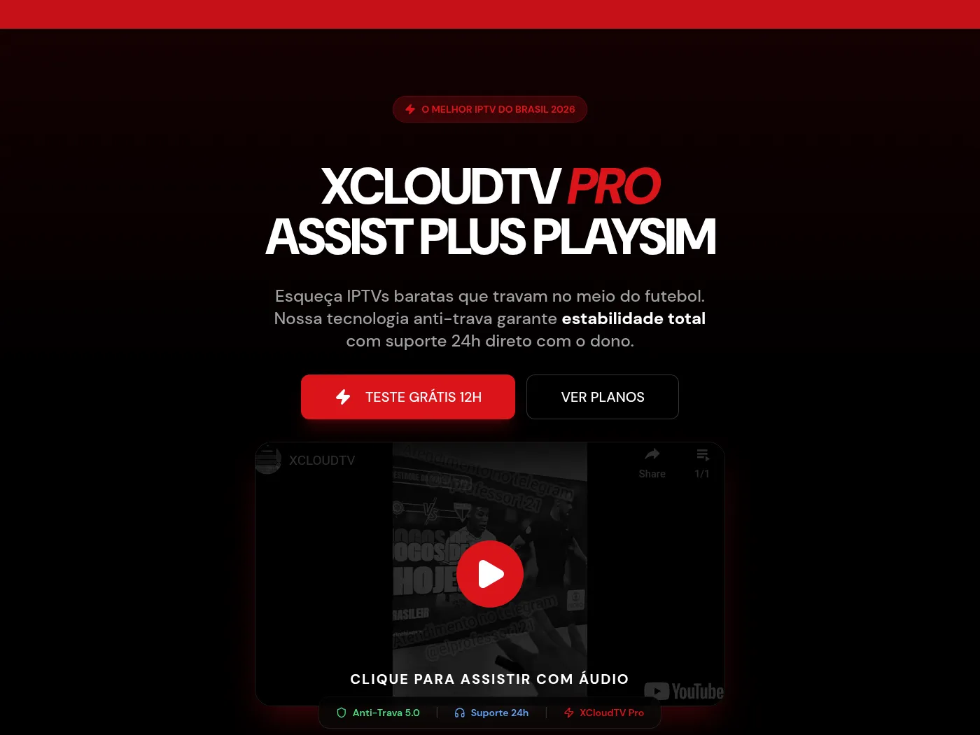 XCloudTV Pro Landing