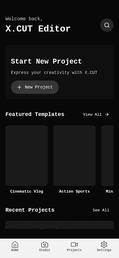 X.CUT Video Editor AI Studio