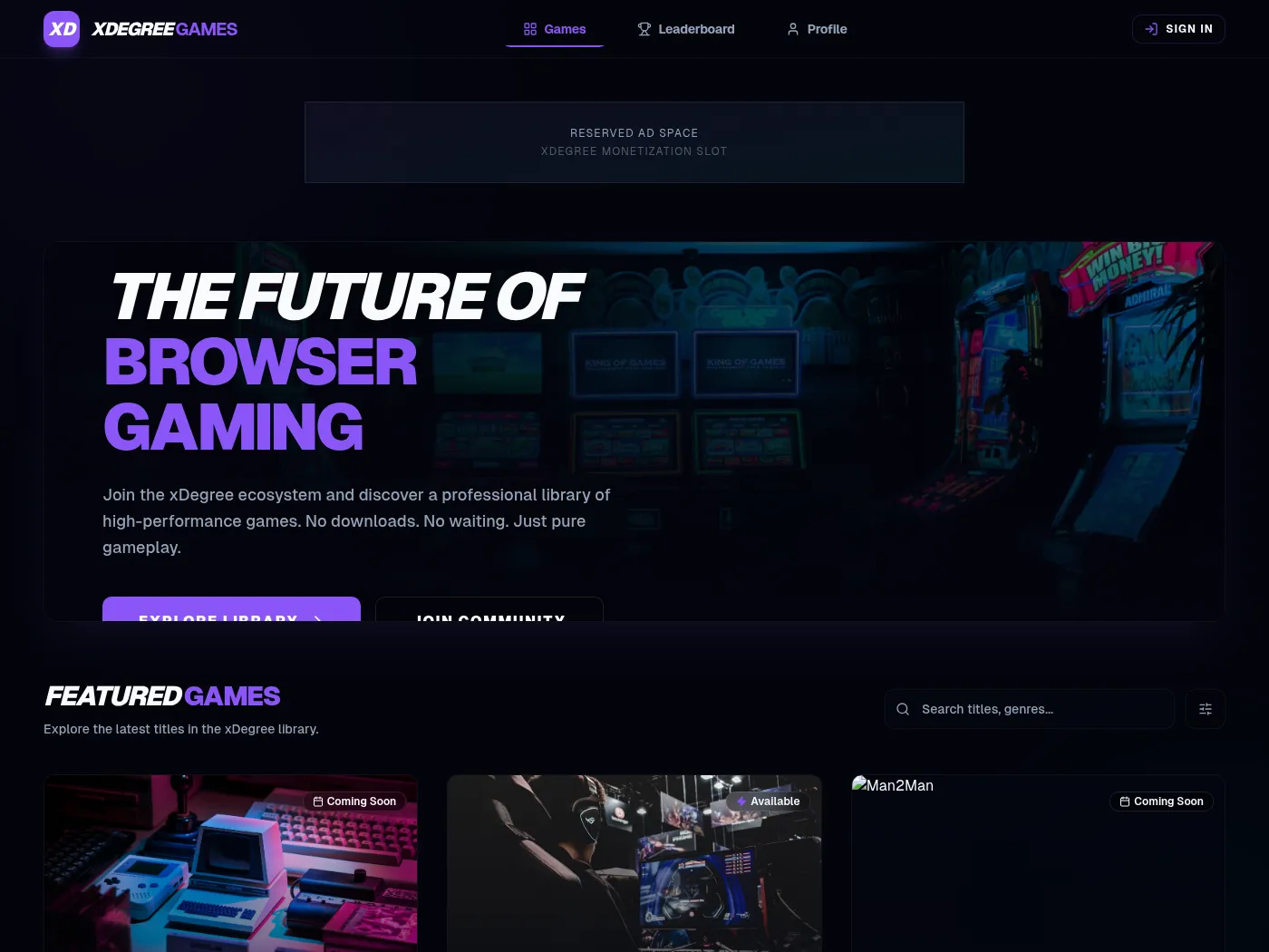 xDegree Game Launcher