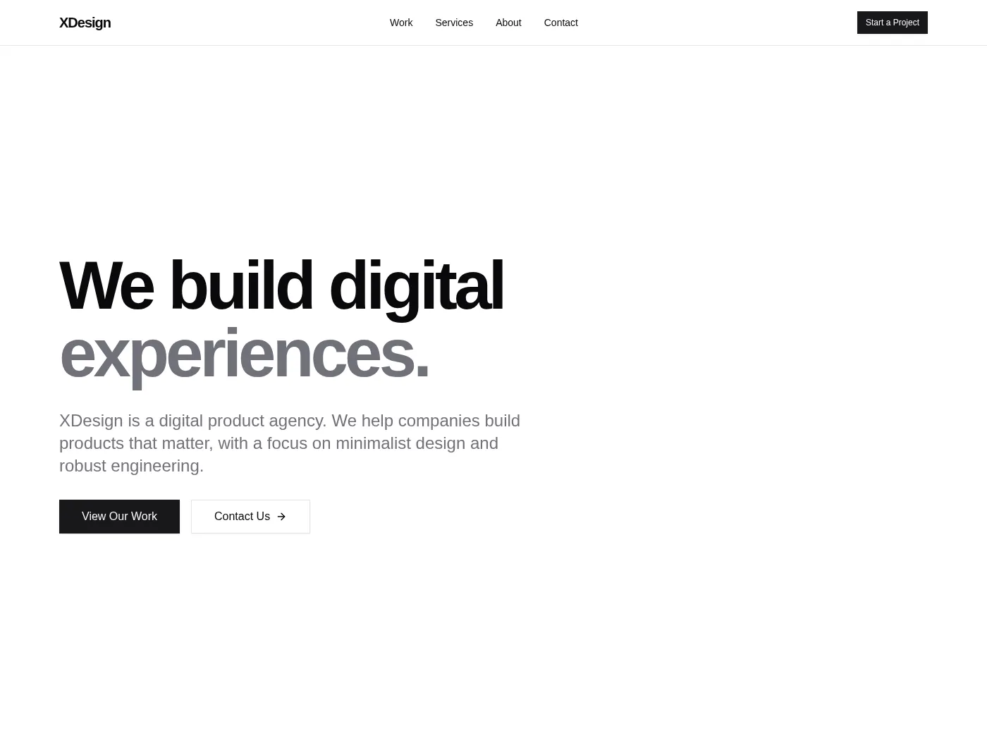 XDesign Showcase App