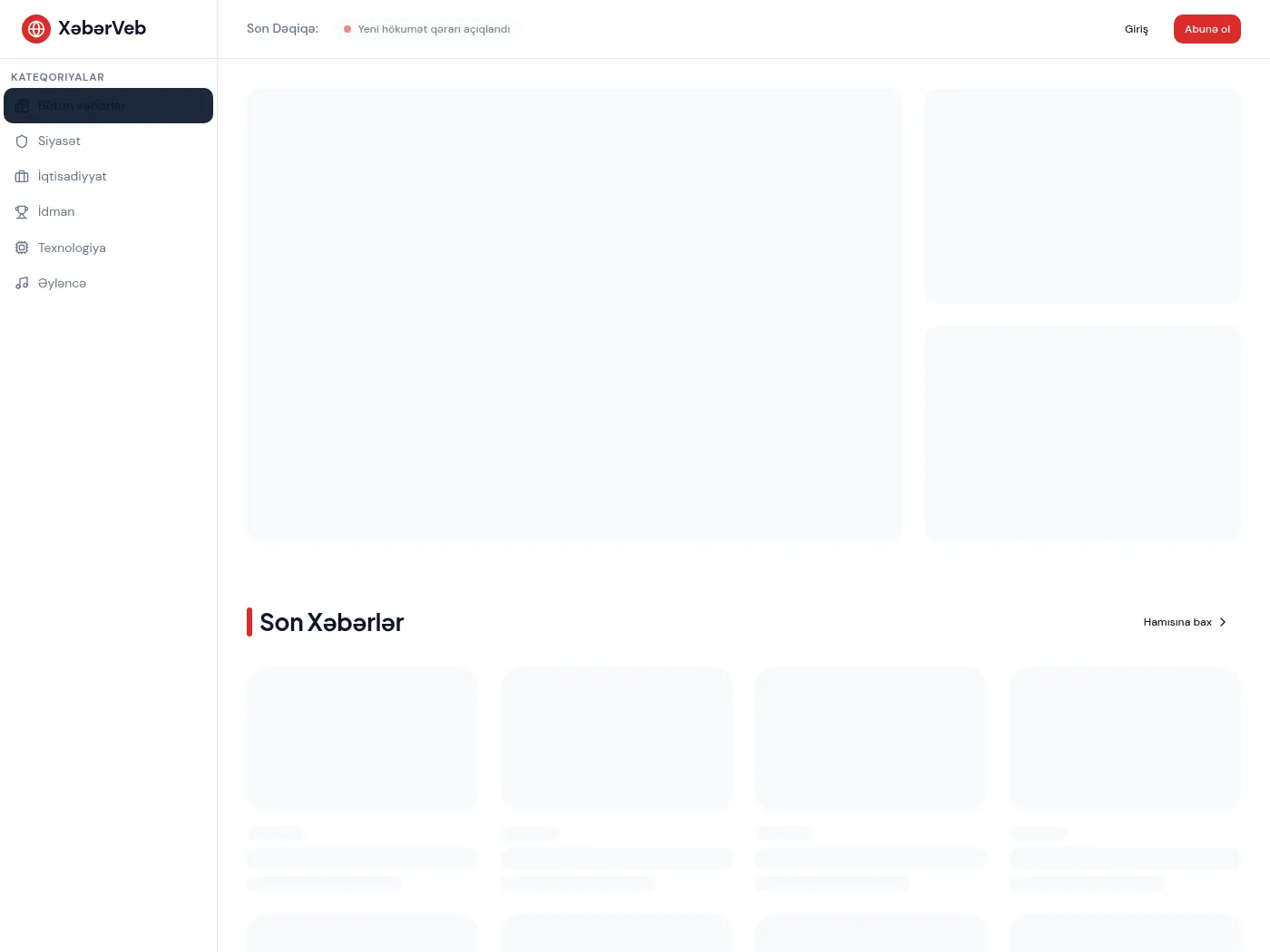 XəbərVeb News Portal