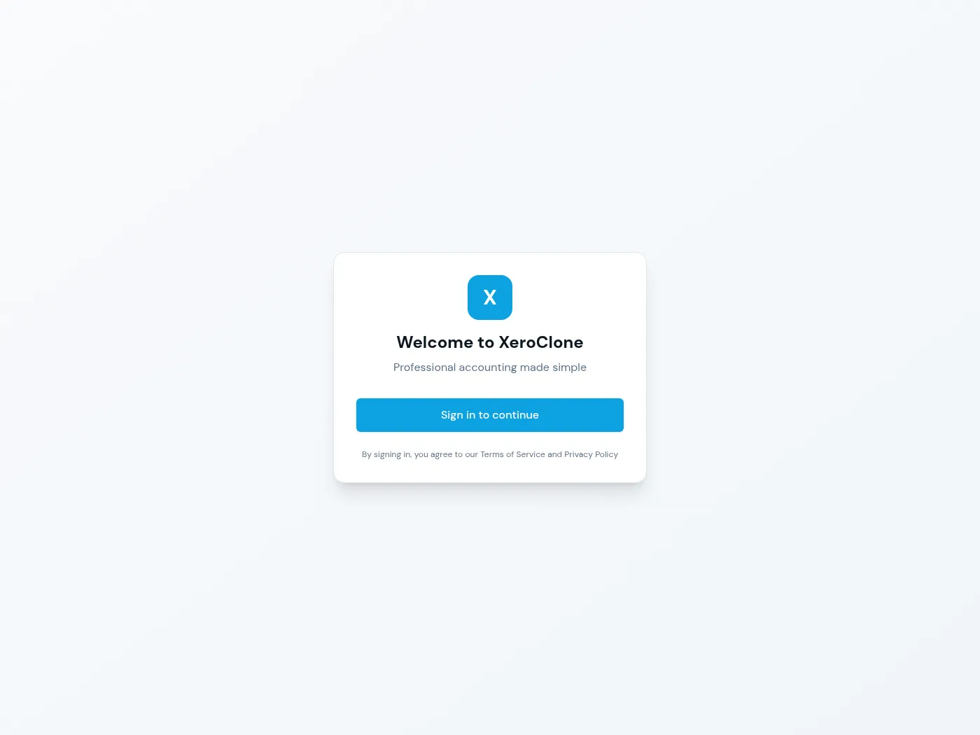 XeroClone Accounting Suite