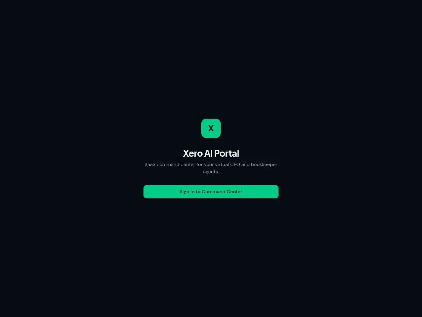 Xero AI Agent Portal