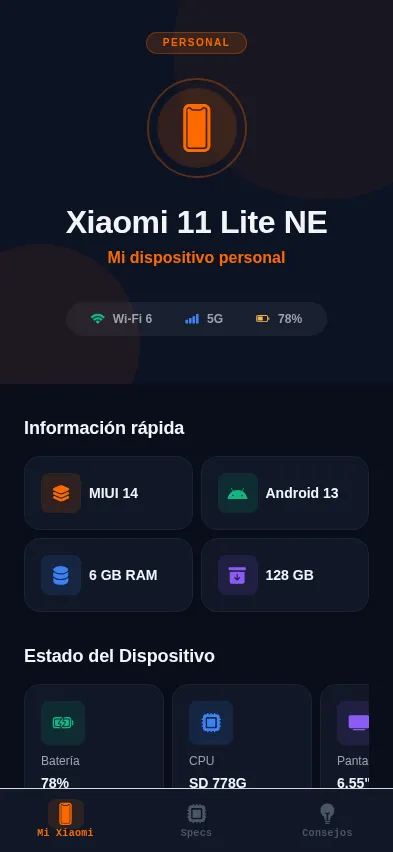 Mi Movil Xiaomi Lite