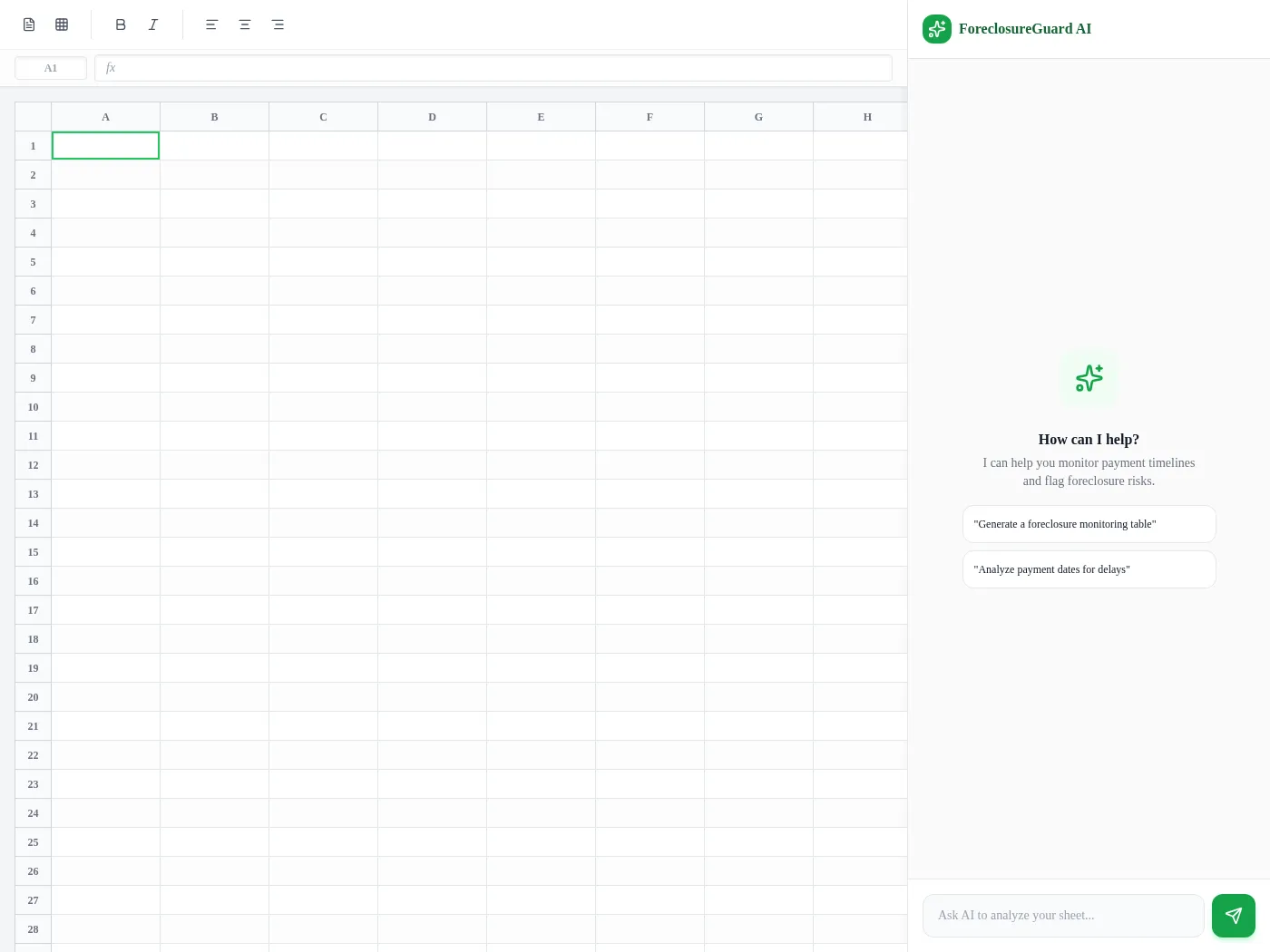 Excel Foreclosure Checker
