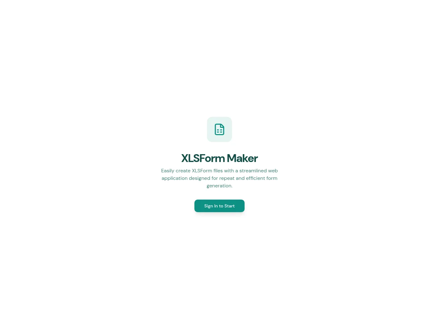 XLSForm Maker