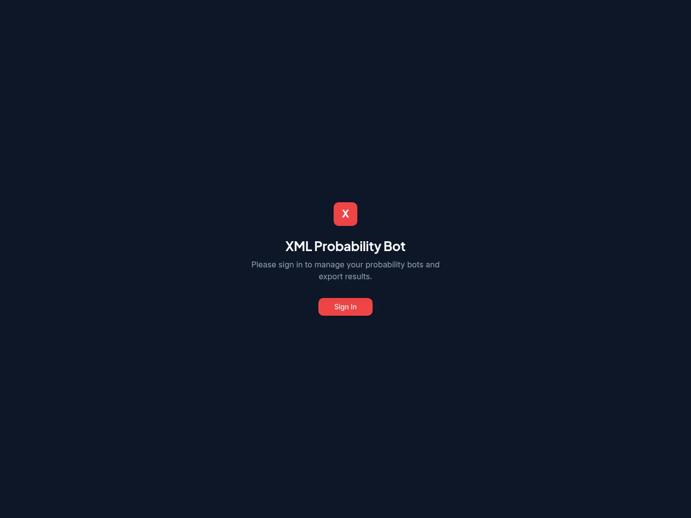 XML Probability Bot