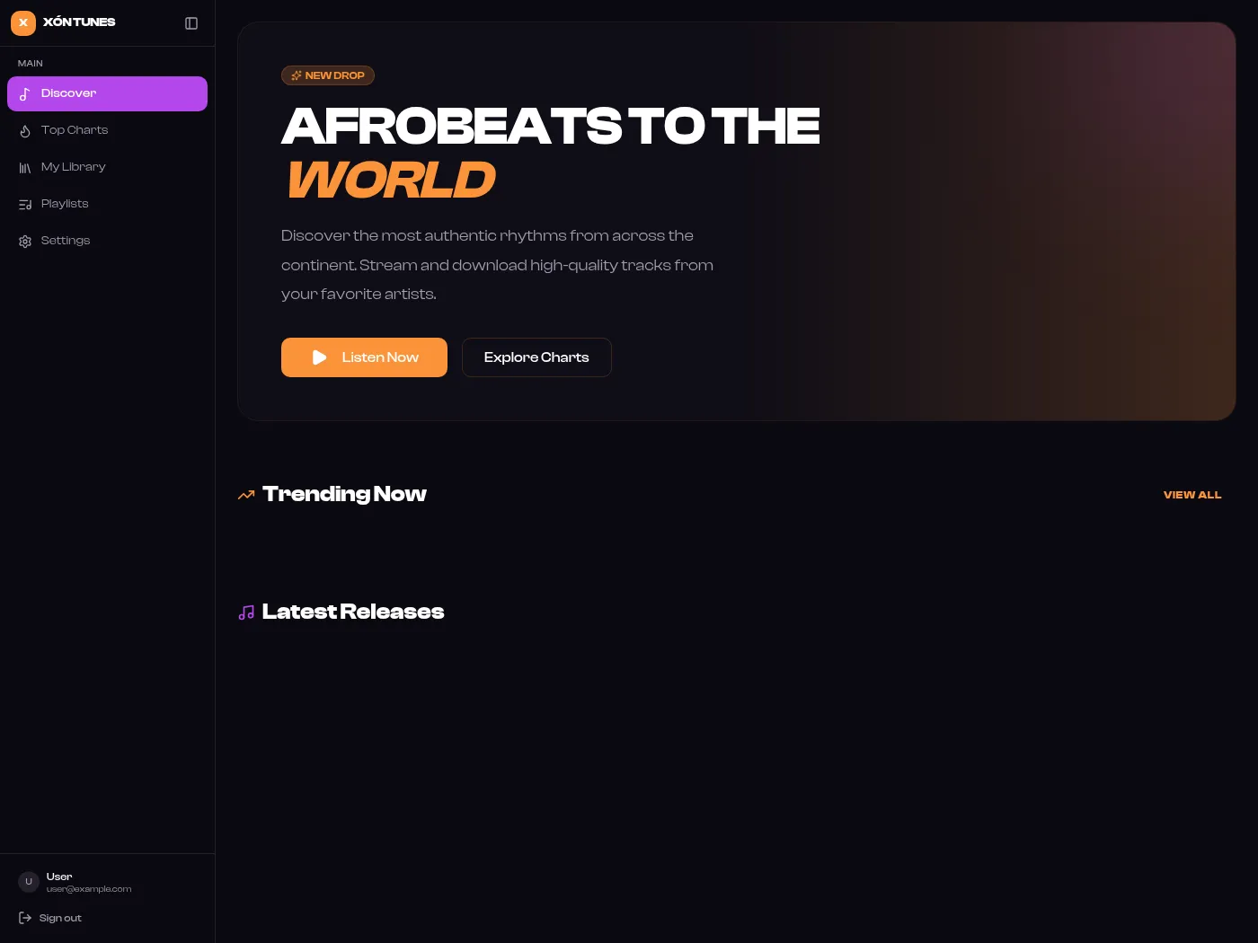 Xón Tunes Afrobeat Hub