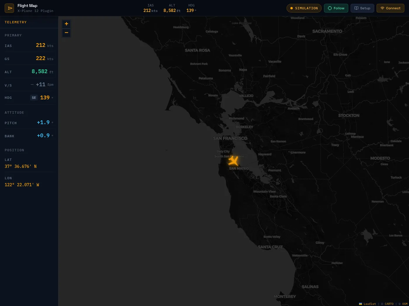 Flight Map Plugin