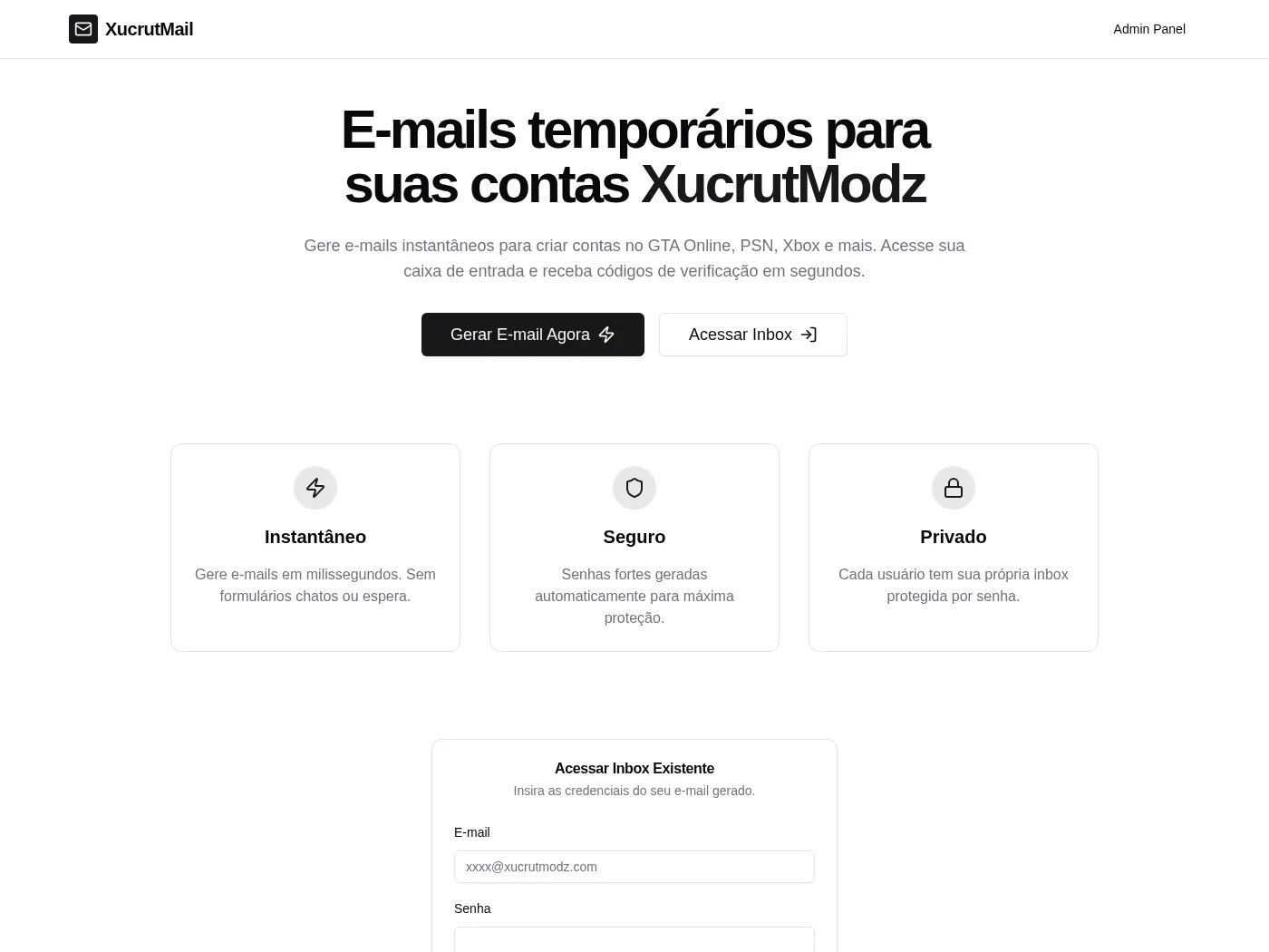 XucrutMail Console
