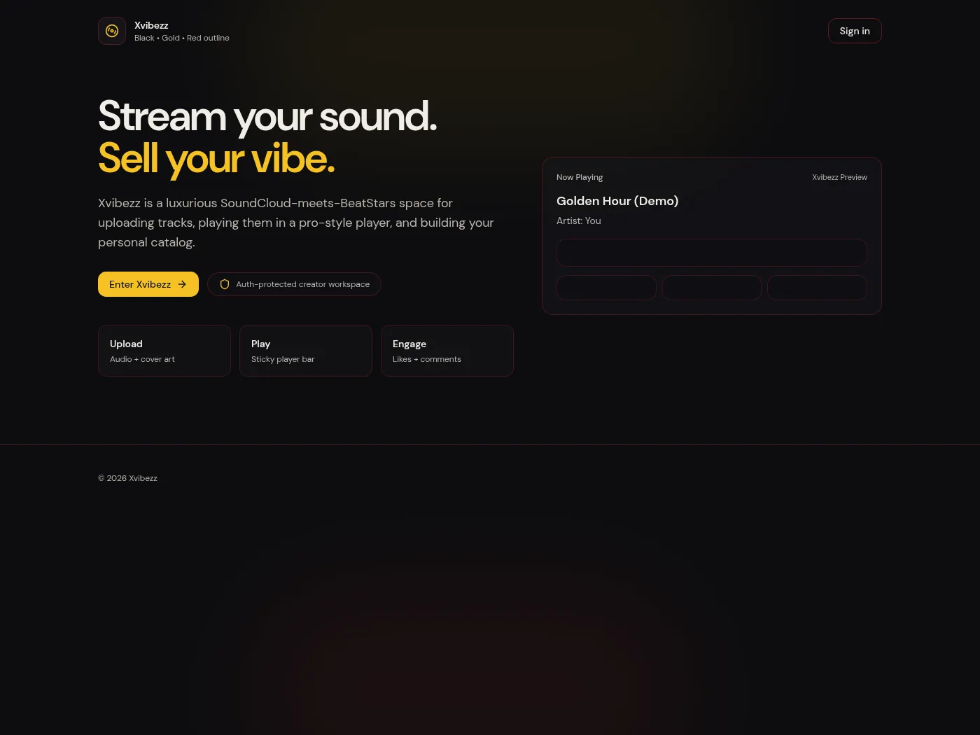 Xvibezz Streaming Platform