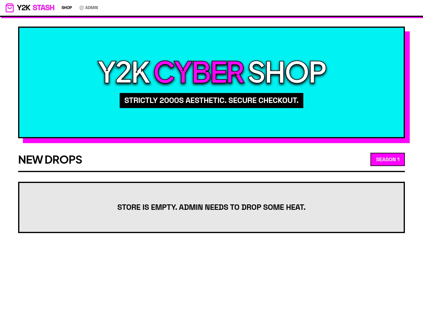 Y2K Streetwear Secure Shop