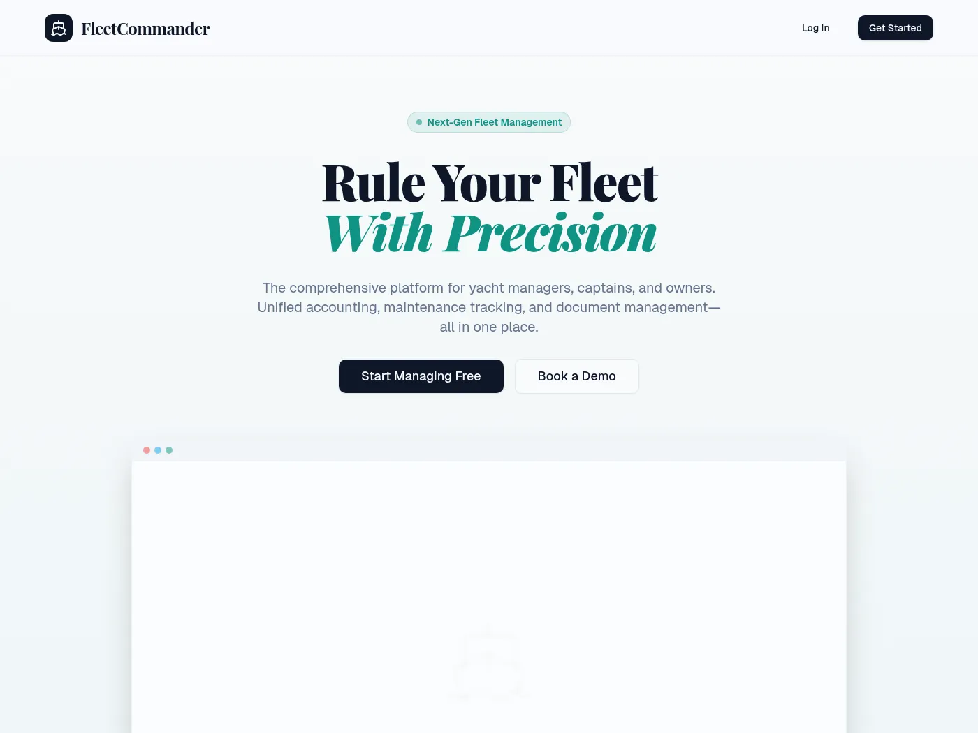 Yacht Fleet Commander