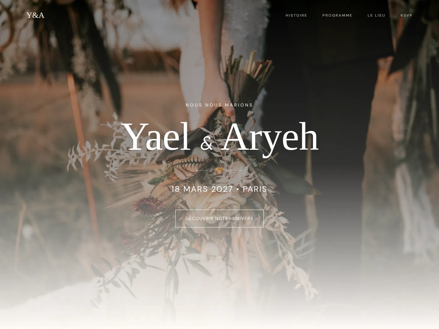 Yael & Aryeh Wedding Site
