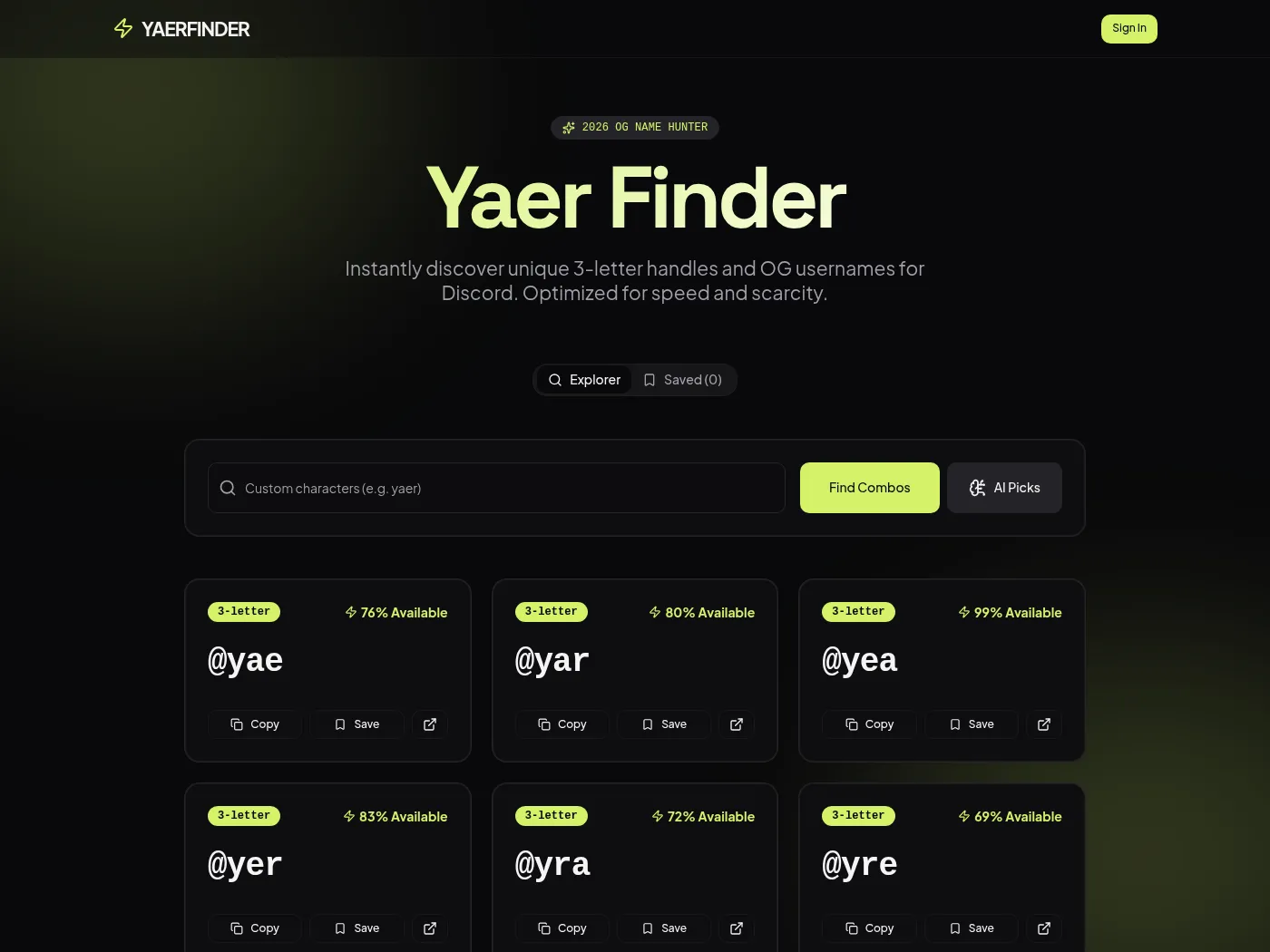 Yaer Name Finder