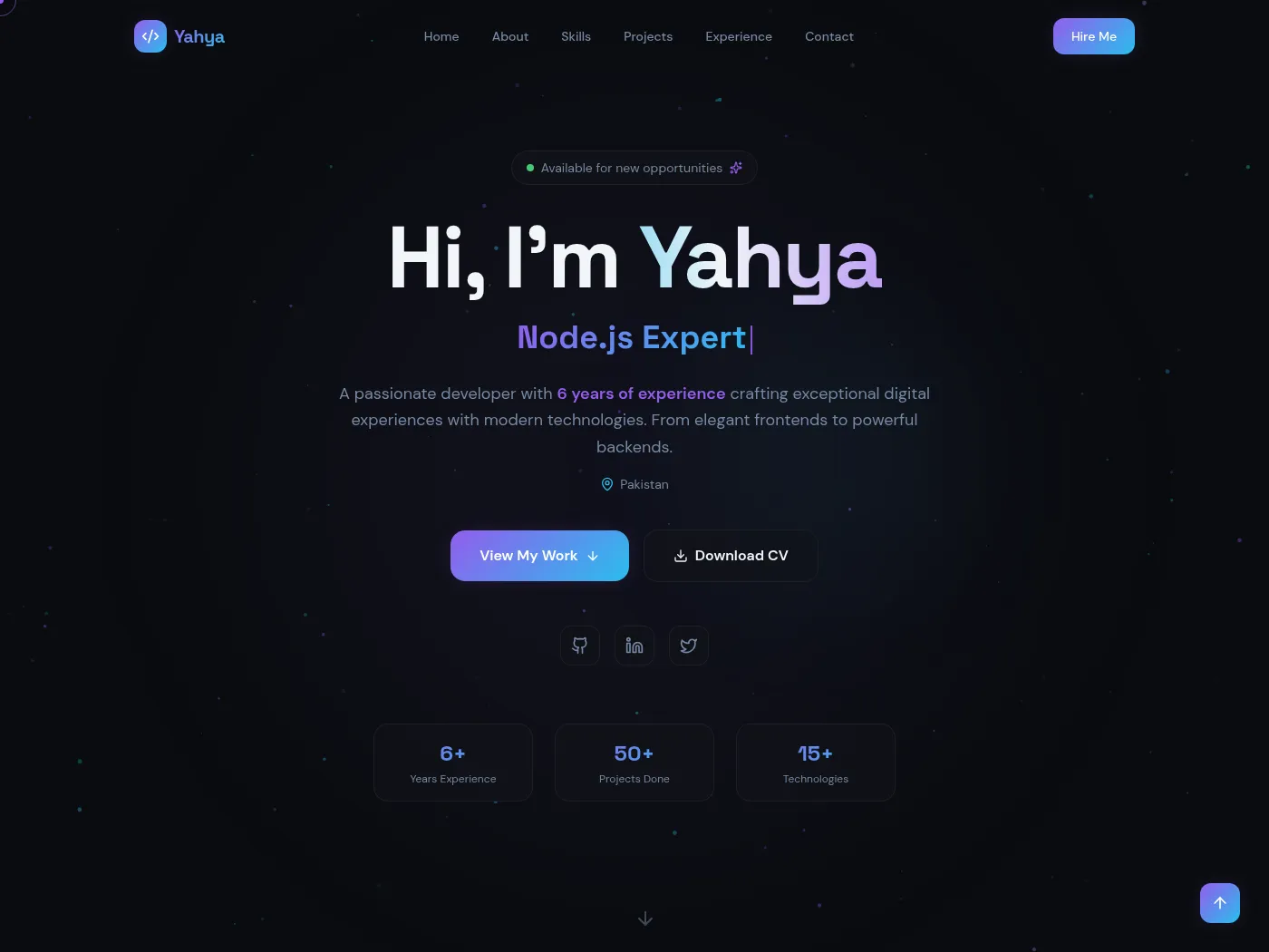 Yahya Premium Portfolio