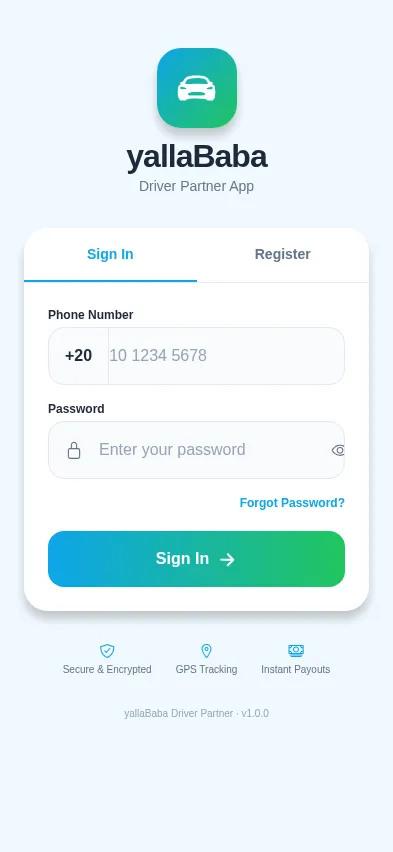 yallaBaba Driver App