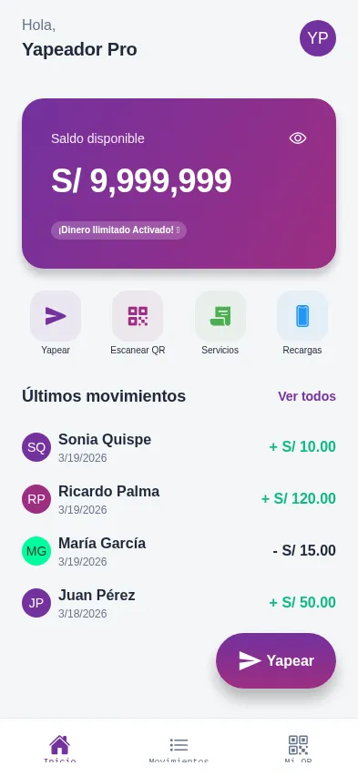 Yape Clonazo