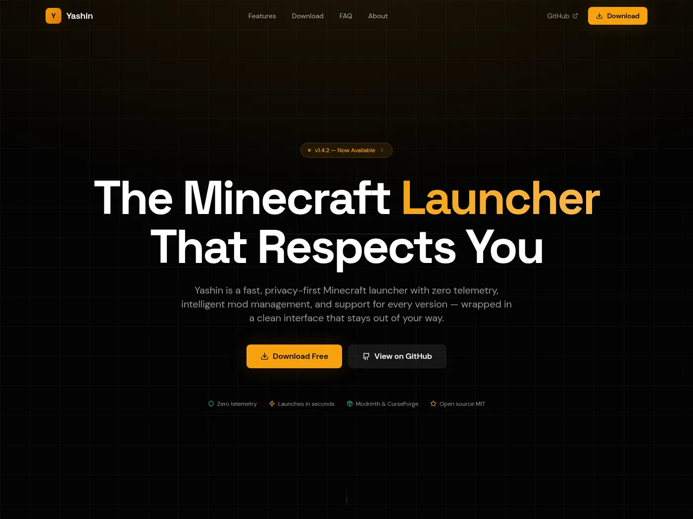 Yashin Minecraft Launcher Web