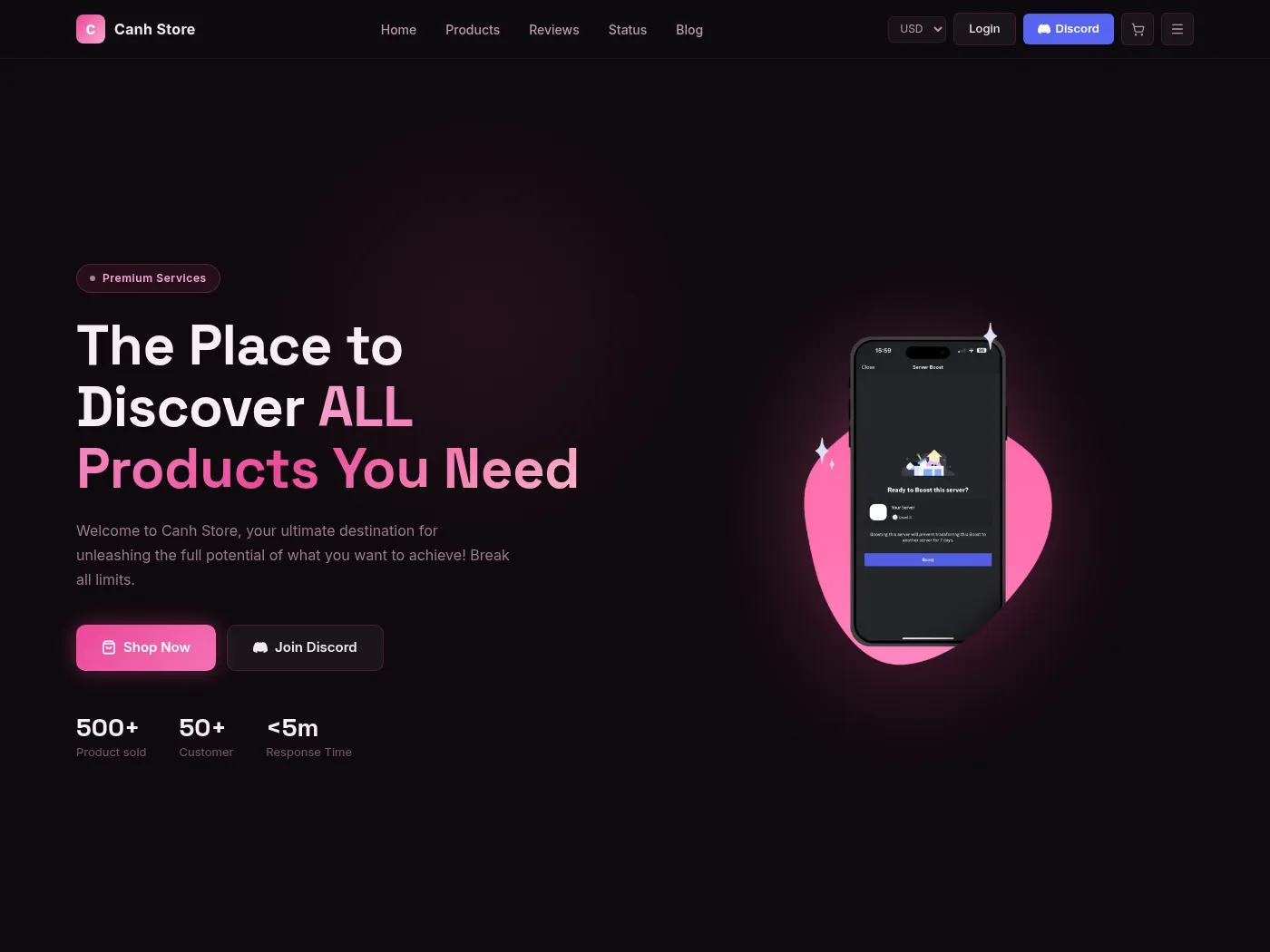 Ycal Store Web Clone