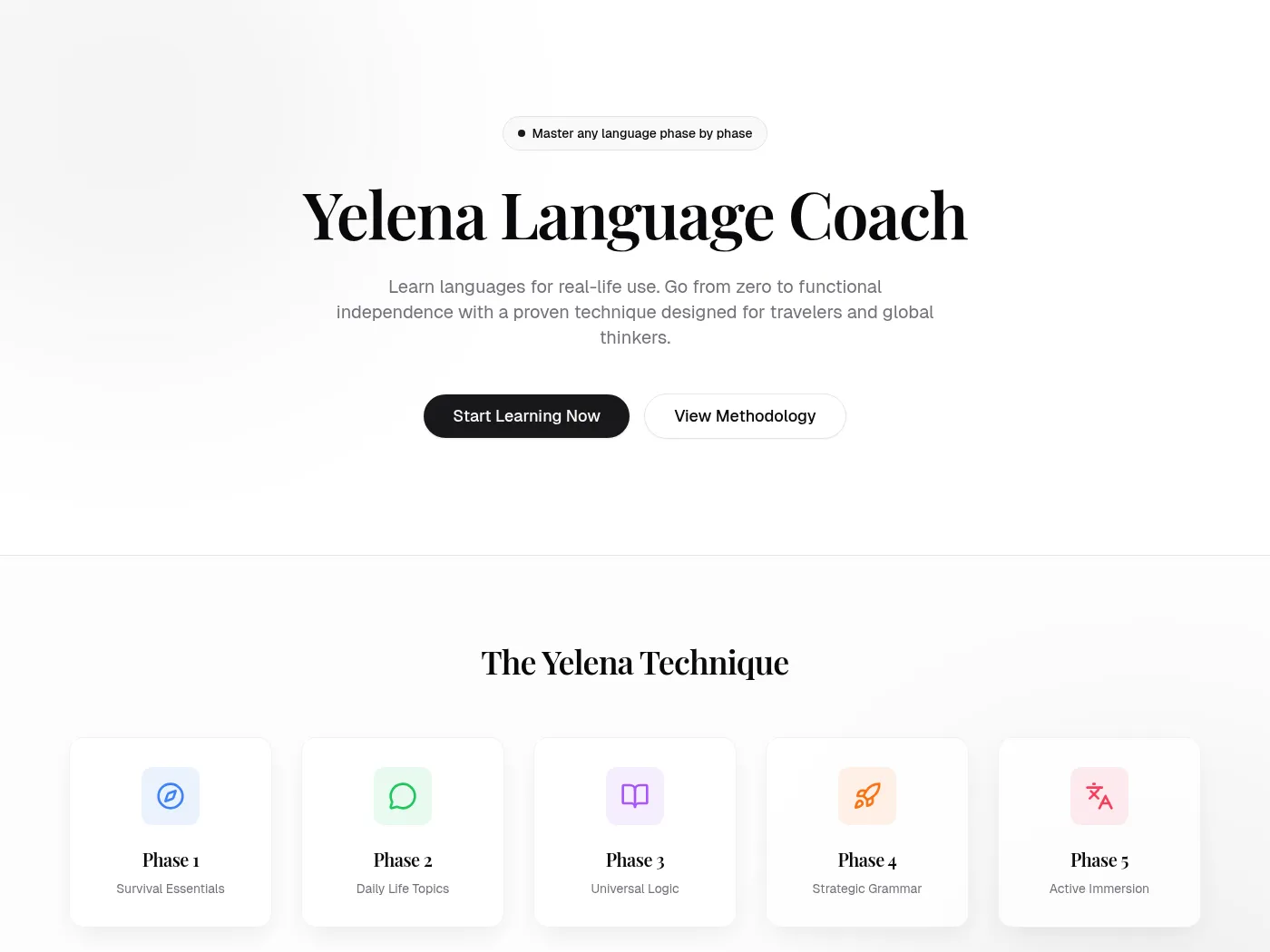 Yelena Language Coach