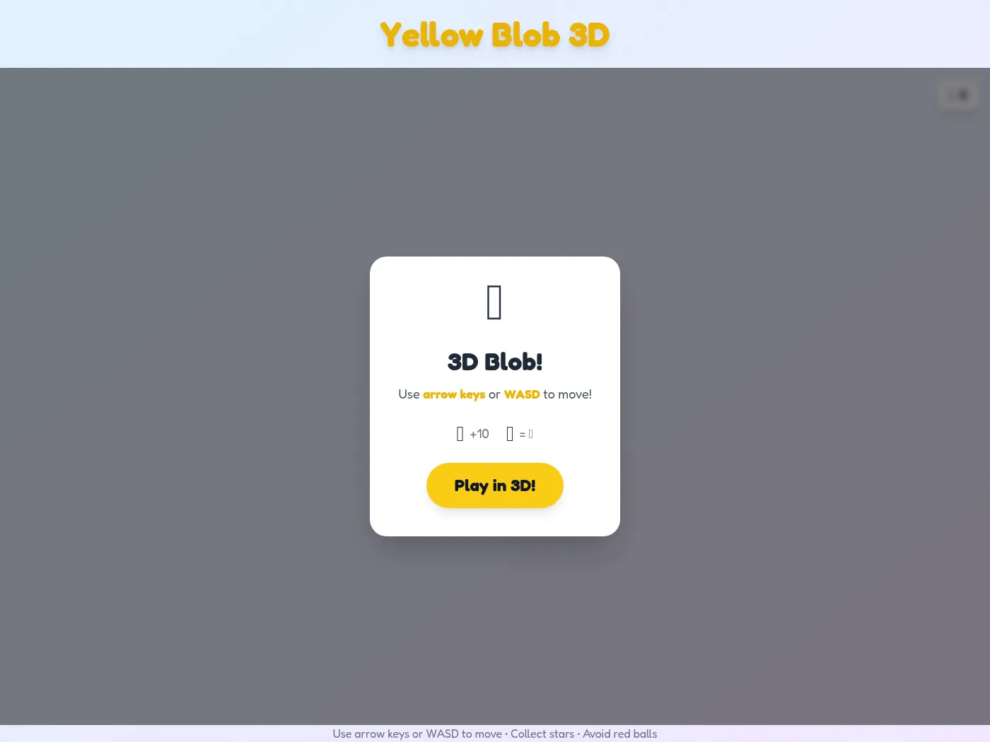 Yellow Blob Game
